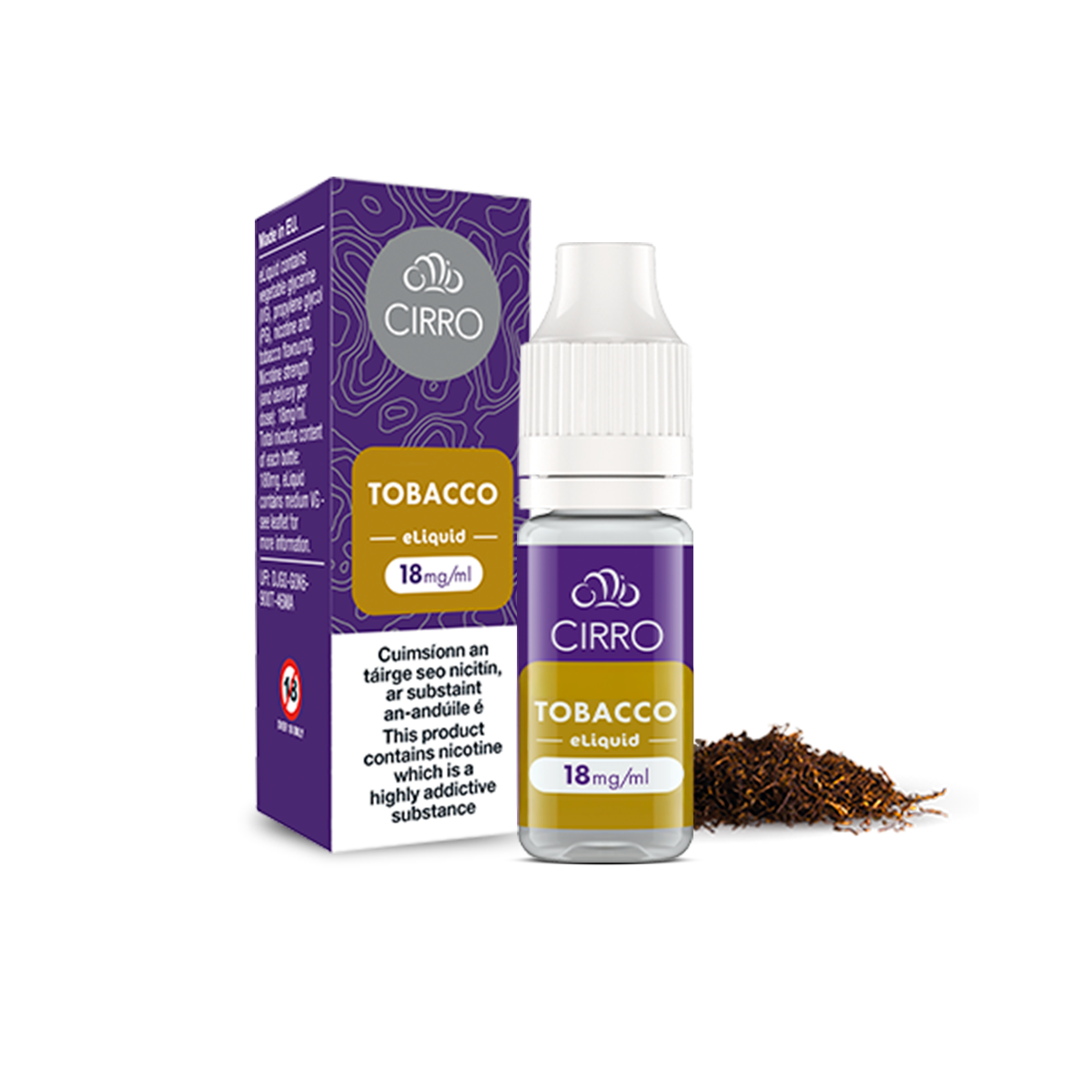 Cirro Regular Tobacco E-Liquid | Vape Refill | Vuse IE